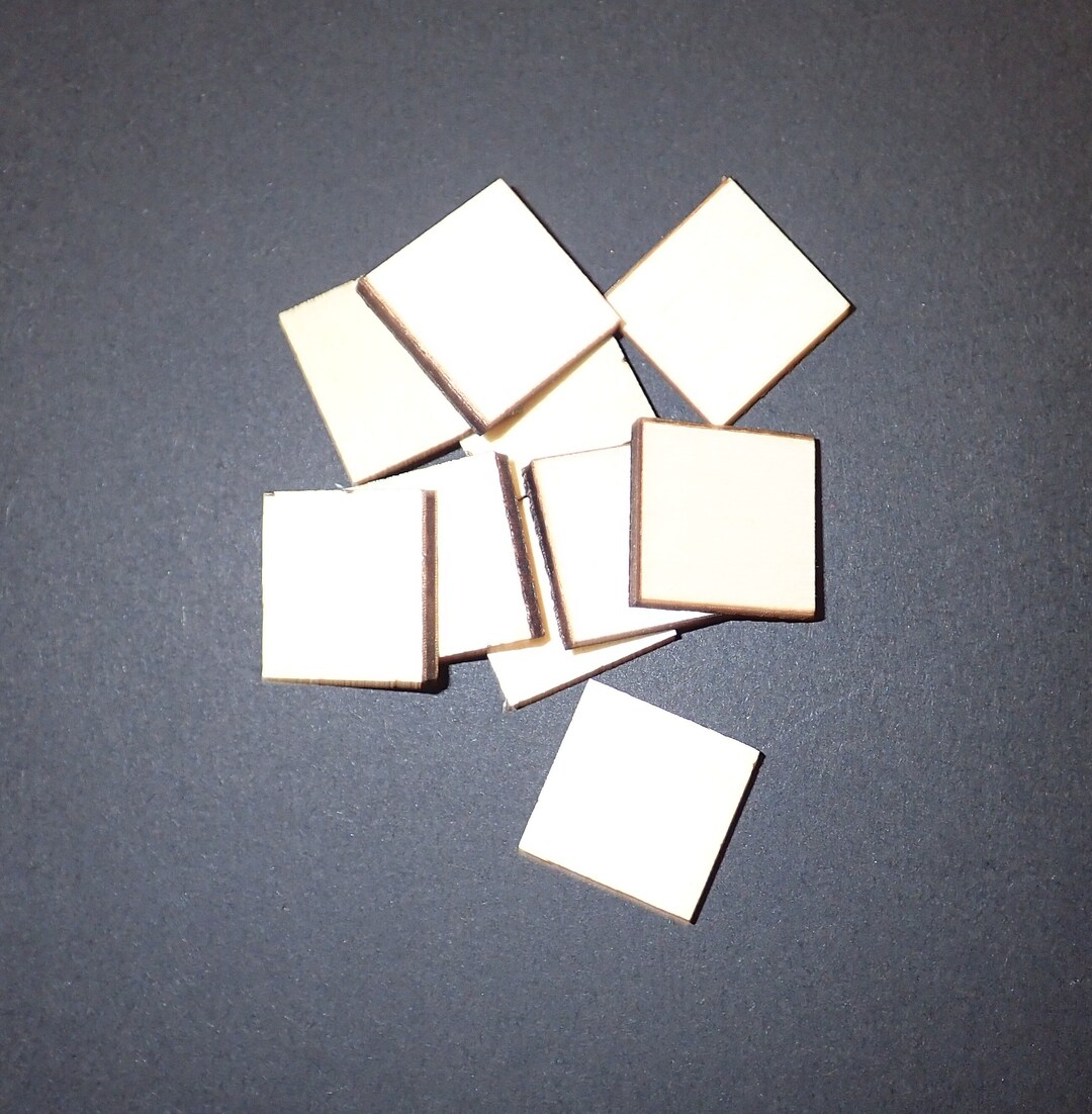 DIY Naturholz Rohlinge, Quadrat, Verschiedene Größen Und Holzarten ...