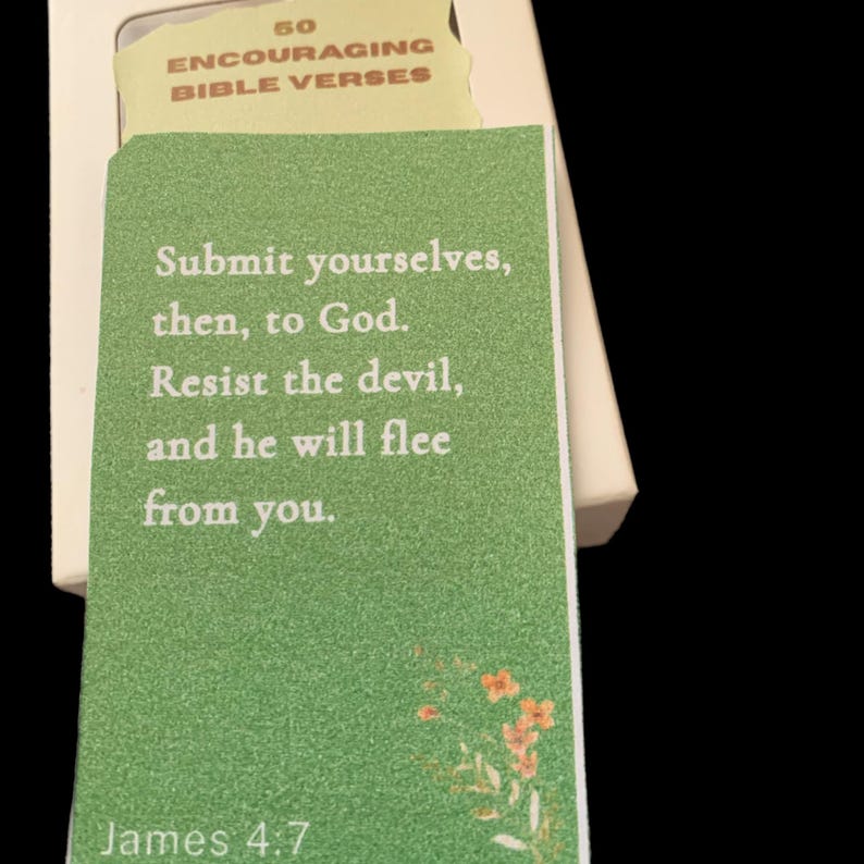 50 Encouraging Bible Verses With Holder | for Gifts, Daily ...