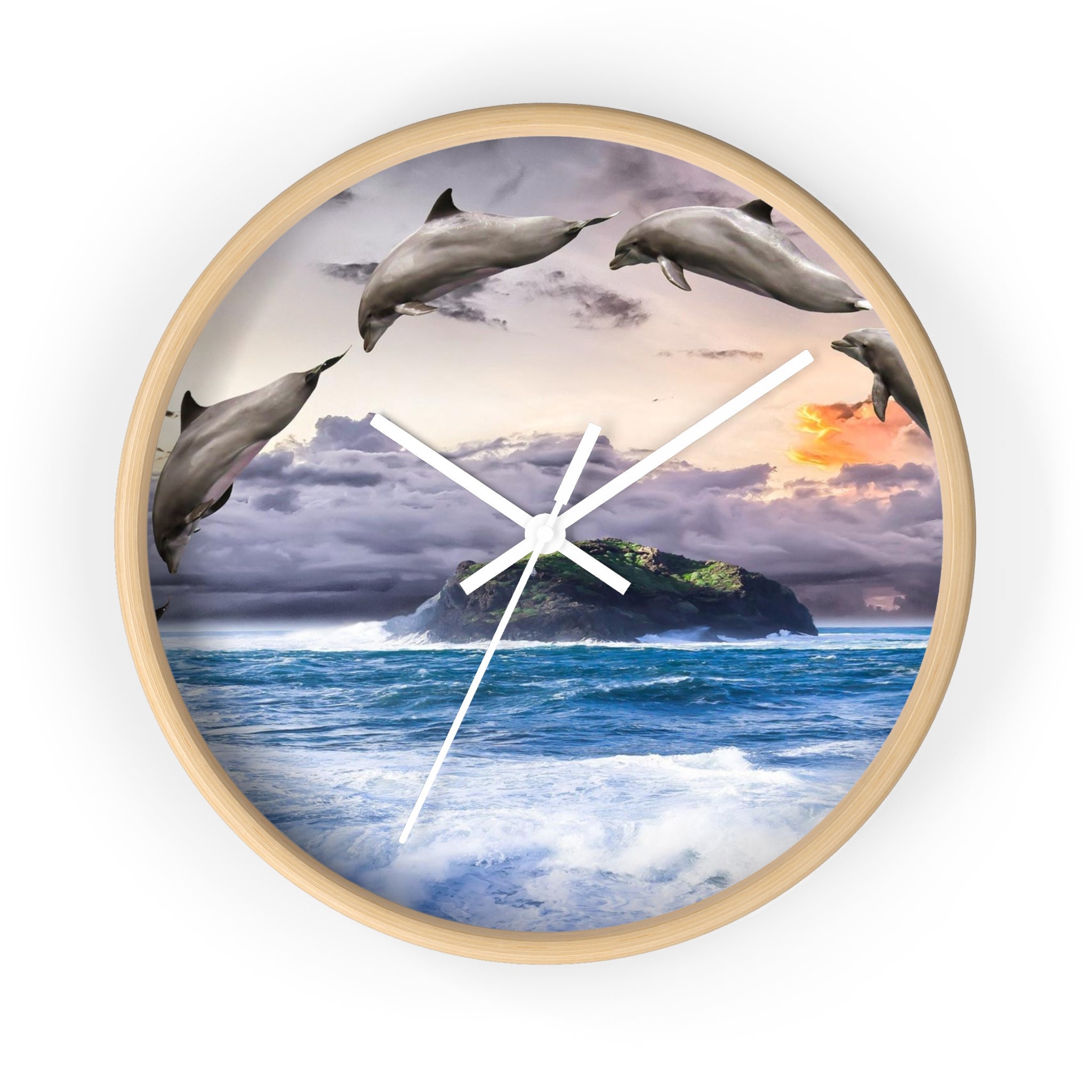 Dolphin Wall Clock - Etsy