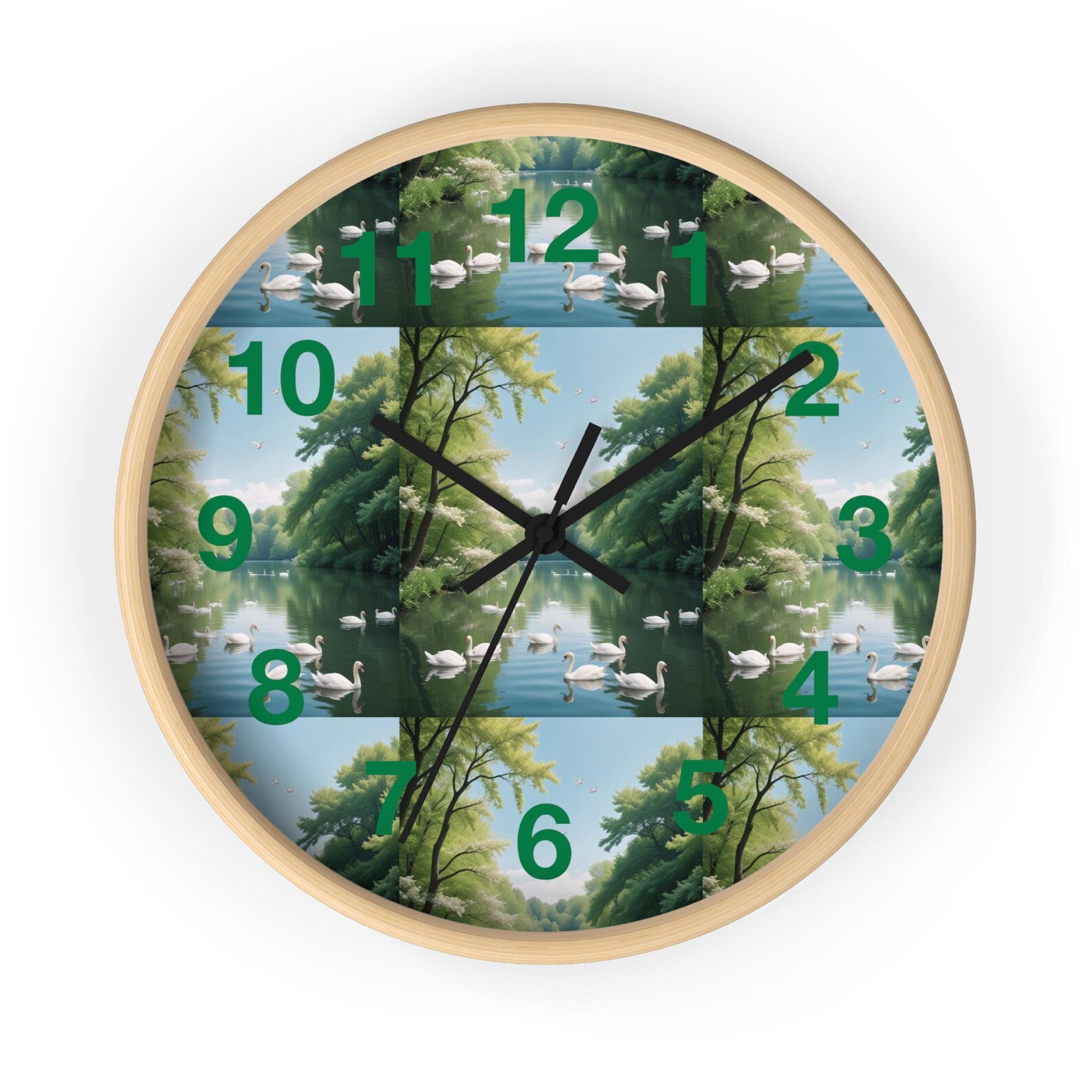 Peaceful Duck Scene Wall Clock - Etsy