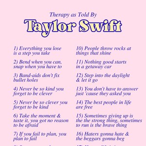 Taylor Swift Inspired Wall Decor Lyrics - Etsy