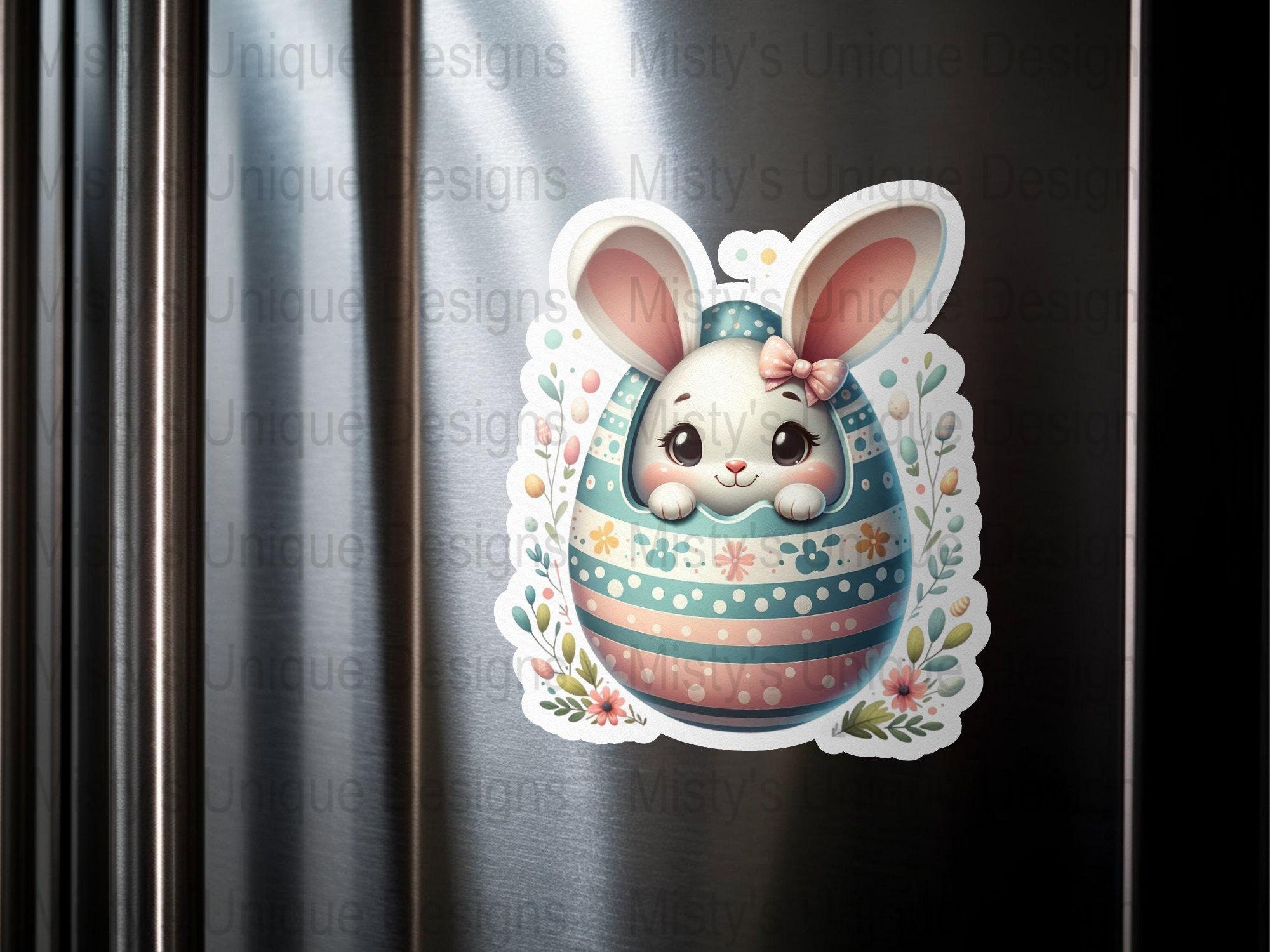 Easter Bunny Clipart, Cute Rabbit Digital Download, Pastel Egg ...