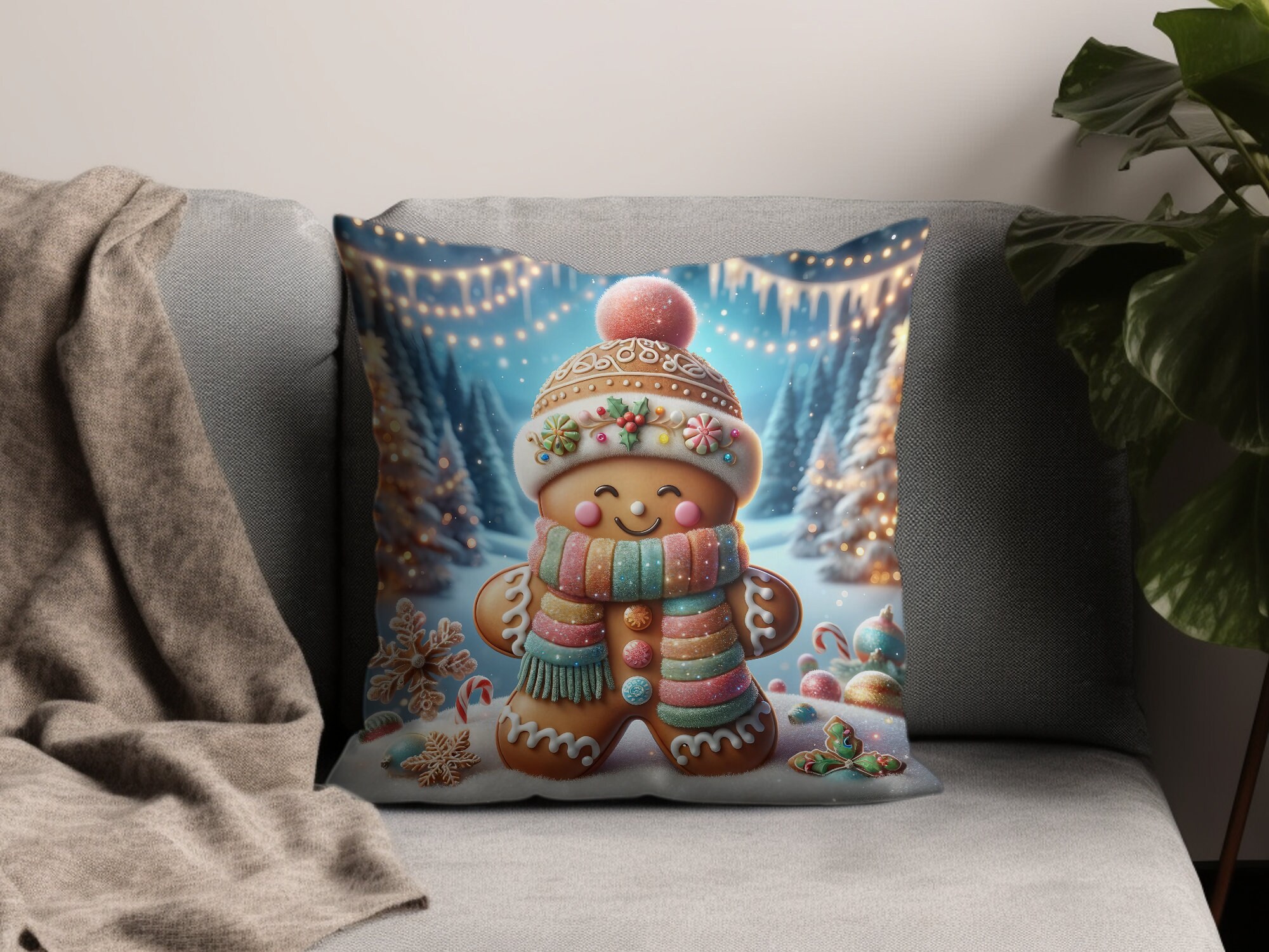 Colorful Gingerbread Man Digital Paper, Digital Paper 12 X 12, Digital ...