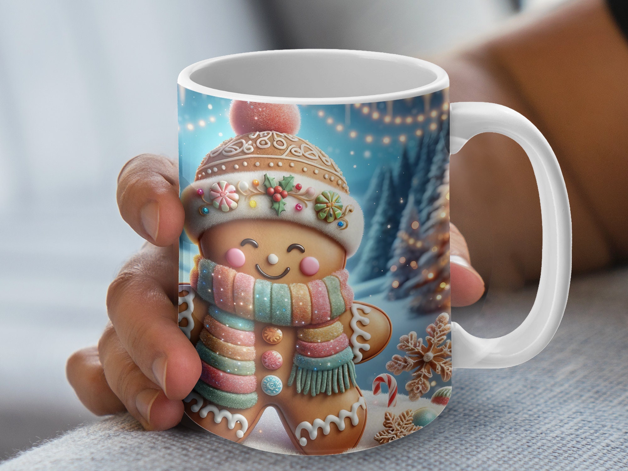 Colorful Gingerbread Man Digital Paper, Digital Paper 12 X 12, Digital ...