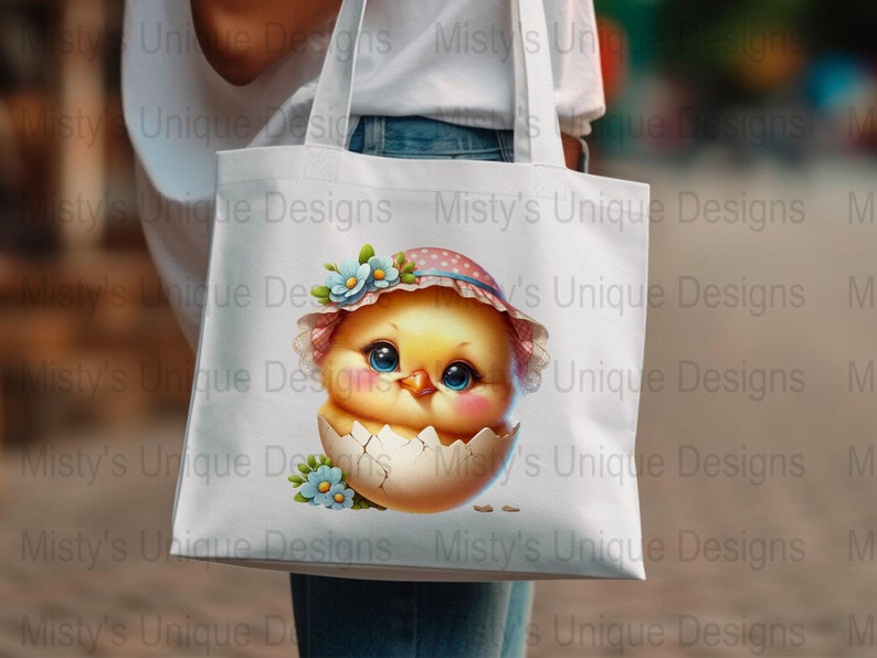 Cute Chick in Egg PNG Clipart, Spring Easter Decor (digital Download ...