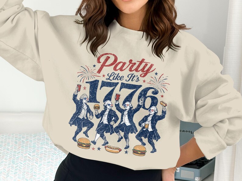 Funny Founding Fathers Clipart (digital Download) – July 4th Patriotic ...