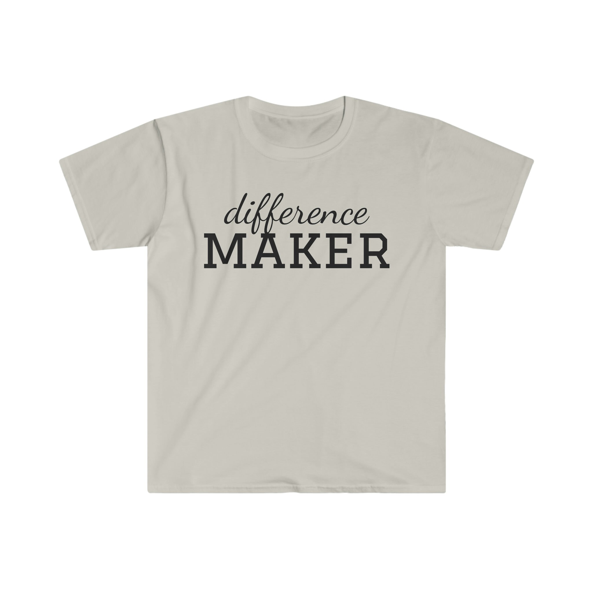 Difference Maker T-shirt Difference Maker Tee Teacher - Etsy