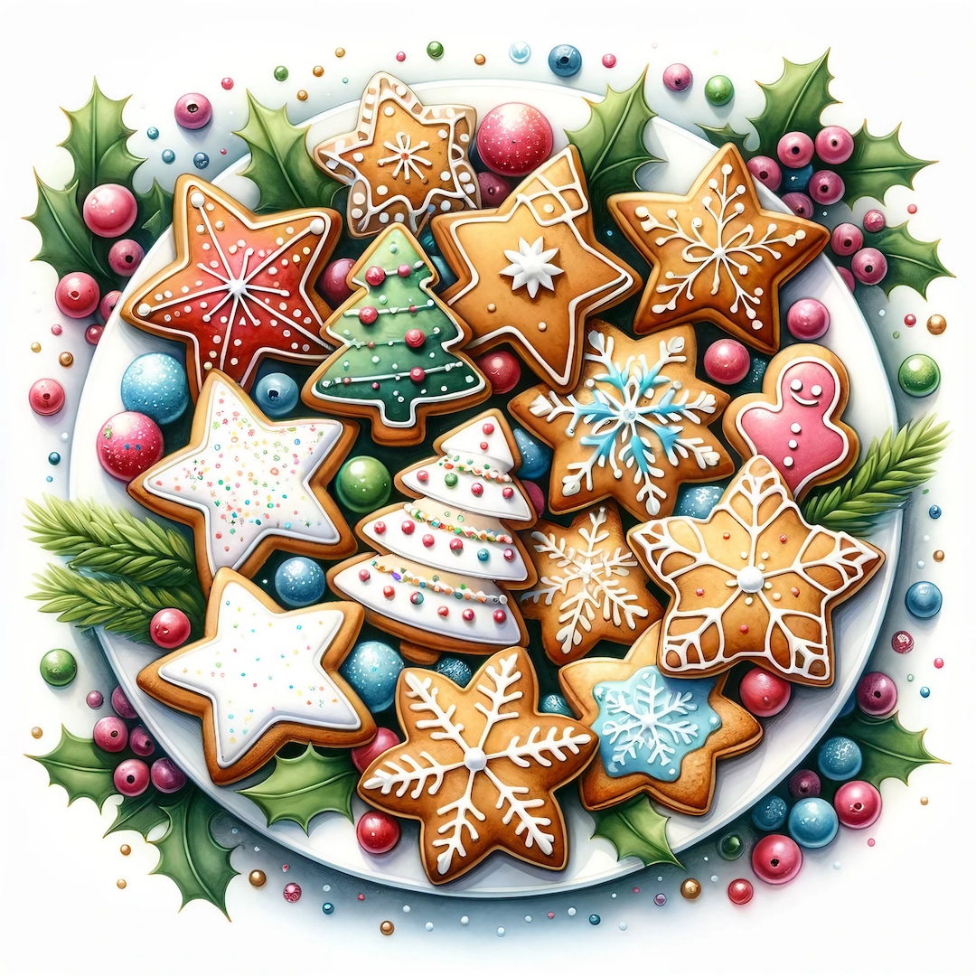 Cookies Christmas Cookies PNG Digital Download Cookies Christmas Images ...