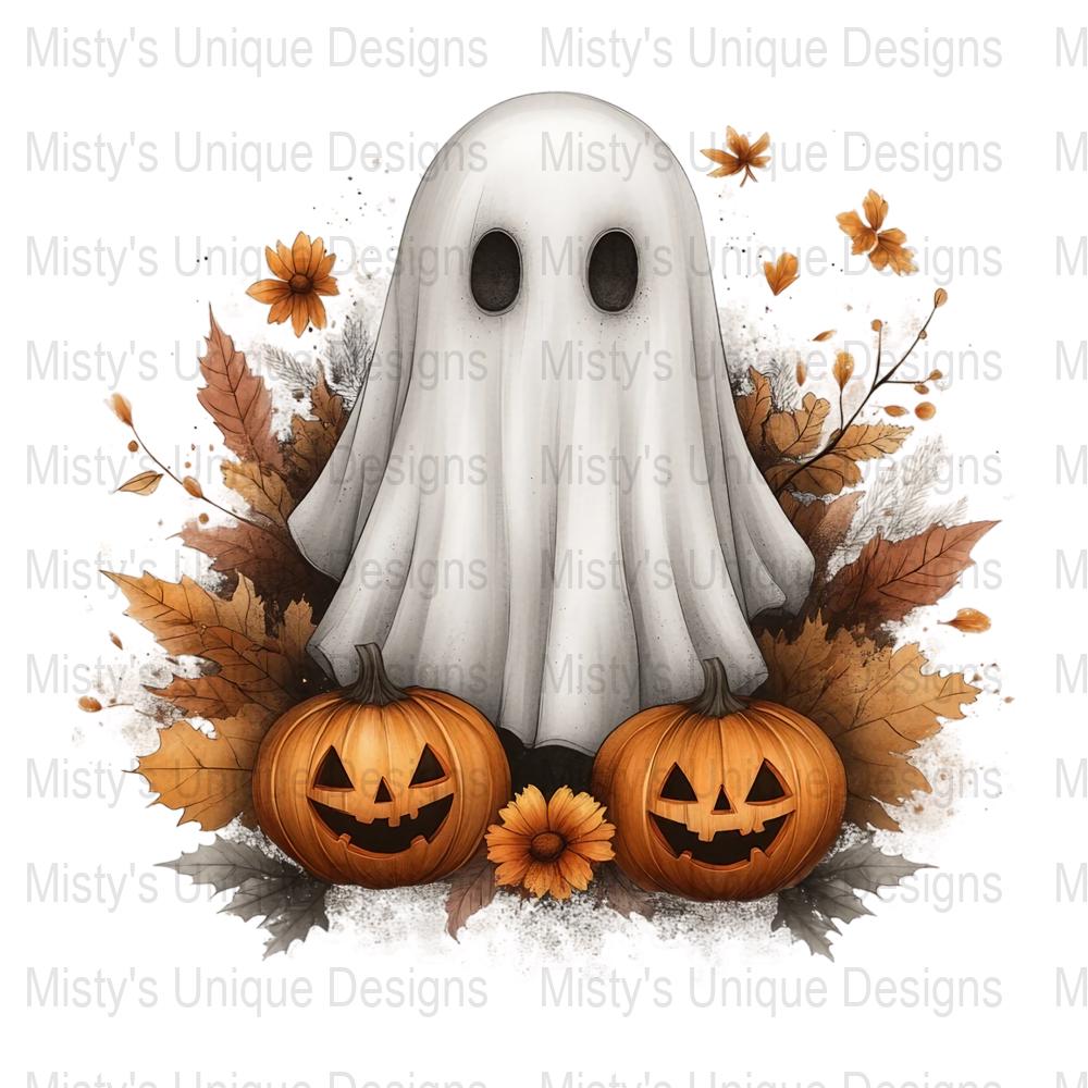 Halloween Ghost Clipart, Pumpkin Autumn Decor (PNG Digital Download) - Etsy