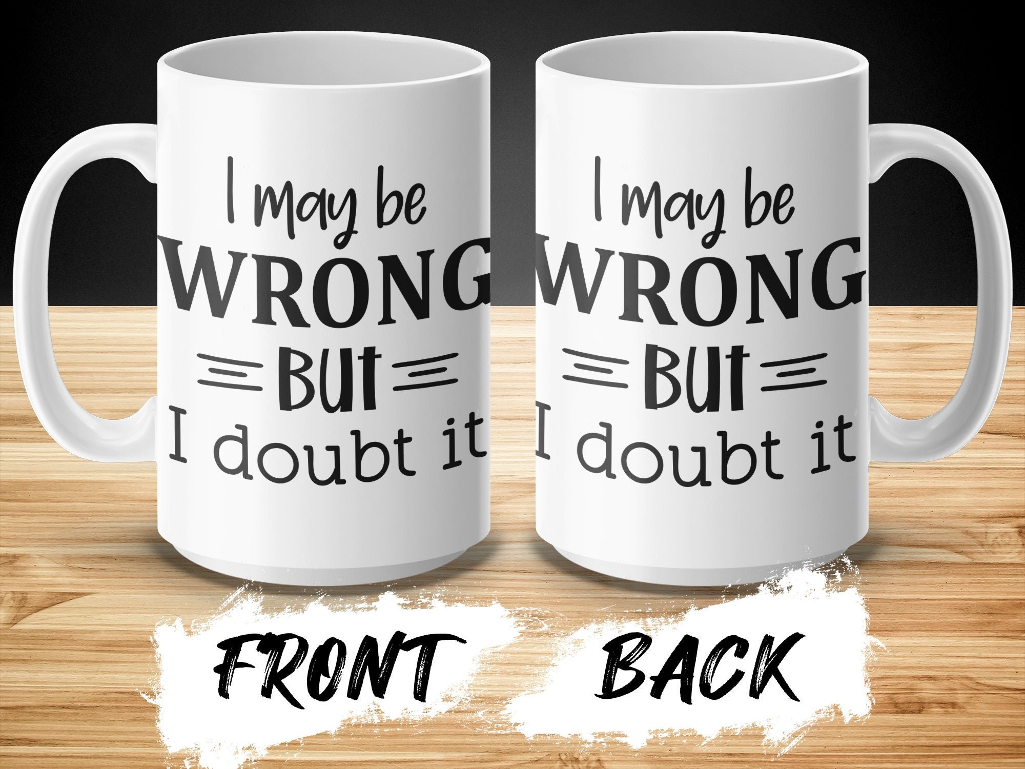 Sarcastic Quote Coffee Mug, Funny Novelty Drinkware, Sarcasm Lover Gift ...