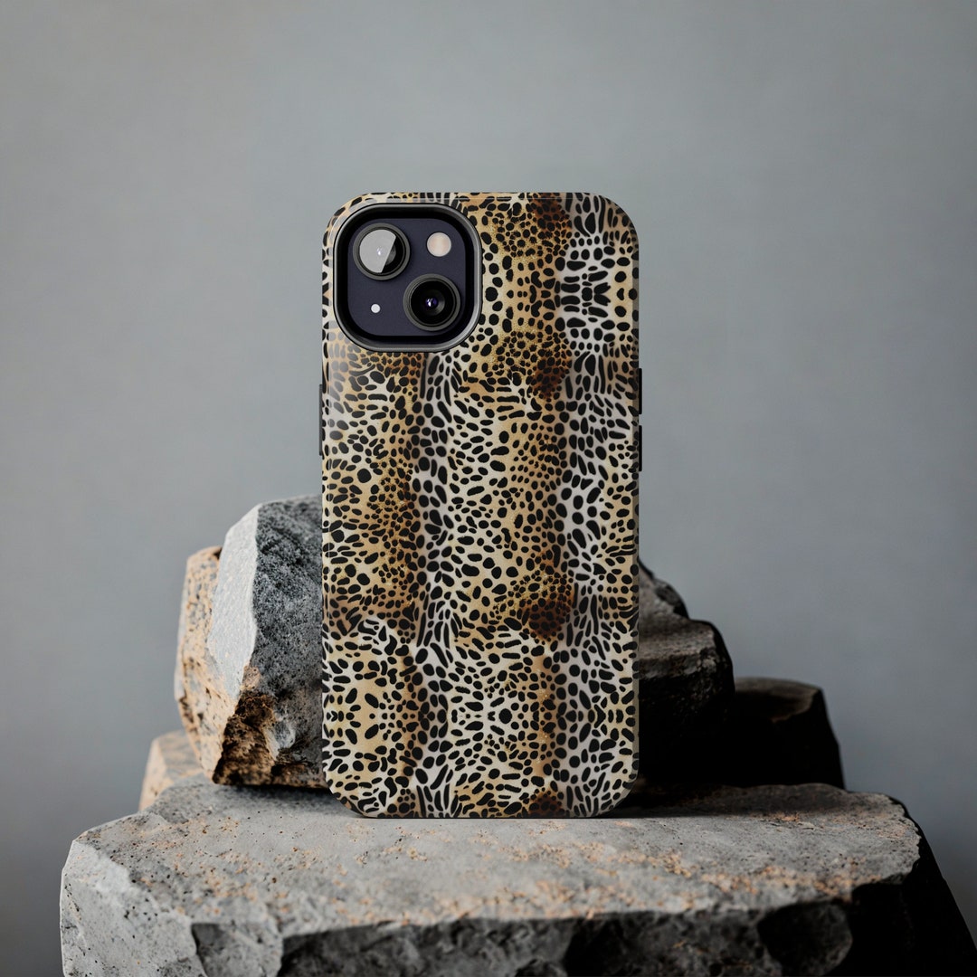 Super Cute Cheetah Pattern Design Tough Phone Case Compatible - Etsy