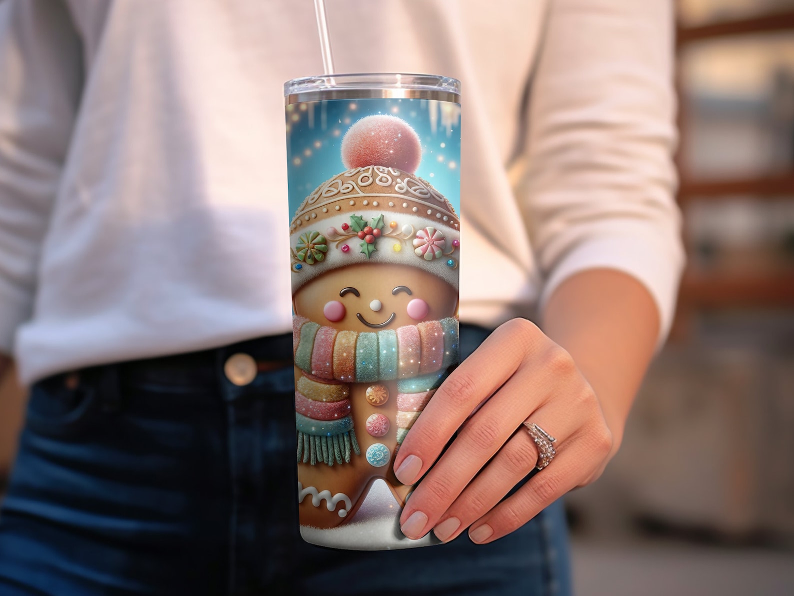 Colorful Gingerbread Man Digital Paper, Digital Paper 12 X 12, Digital ...