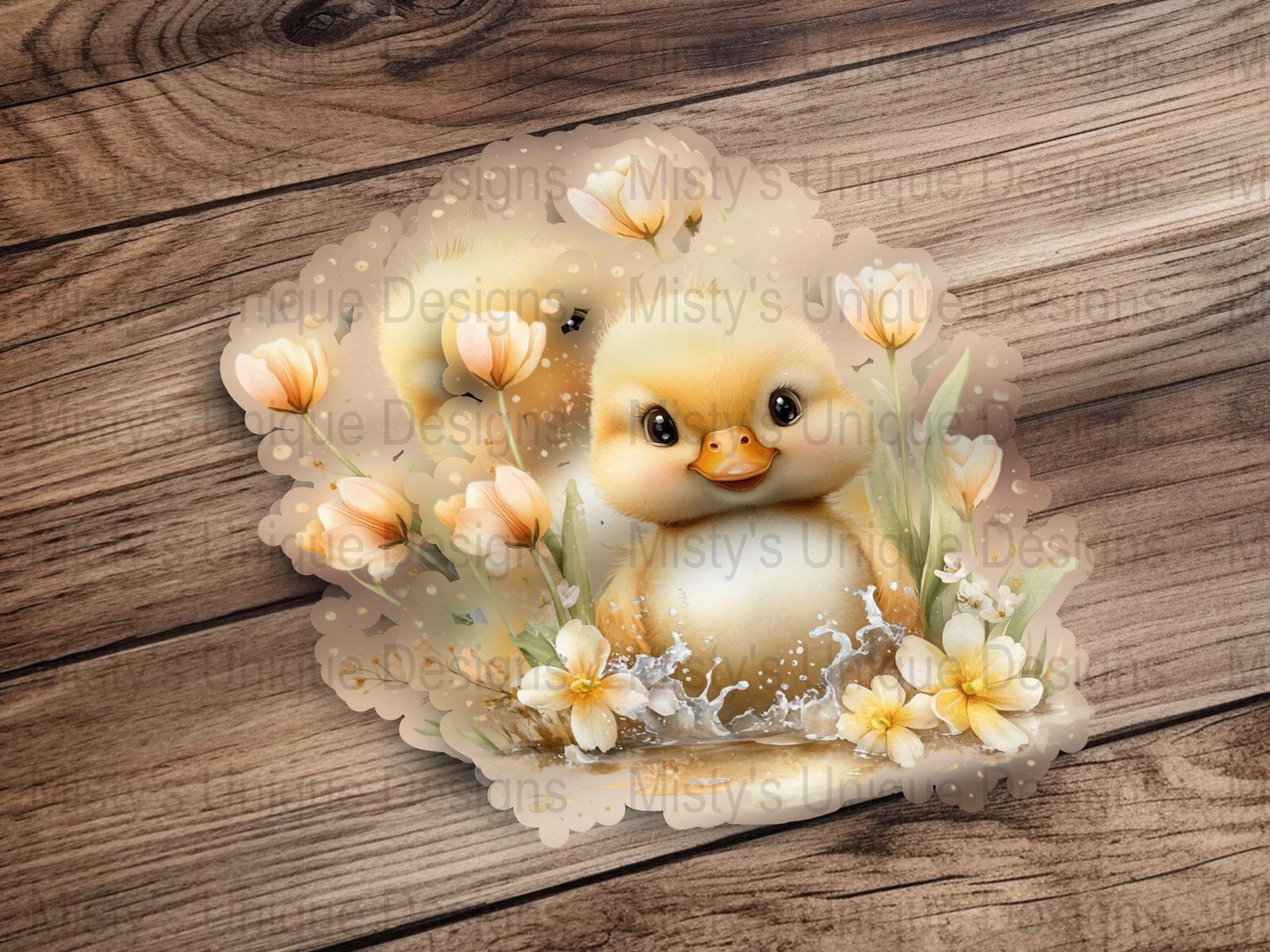 Cute Duck Clipart, Spring Baby Duck Digital Download, Easter Duckling ...