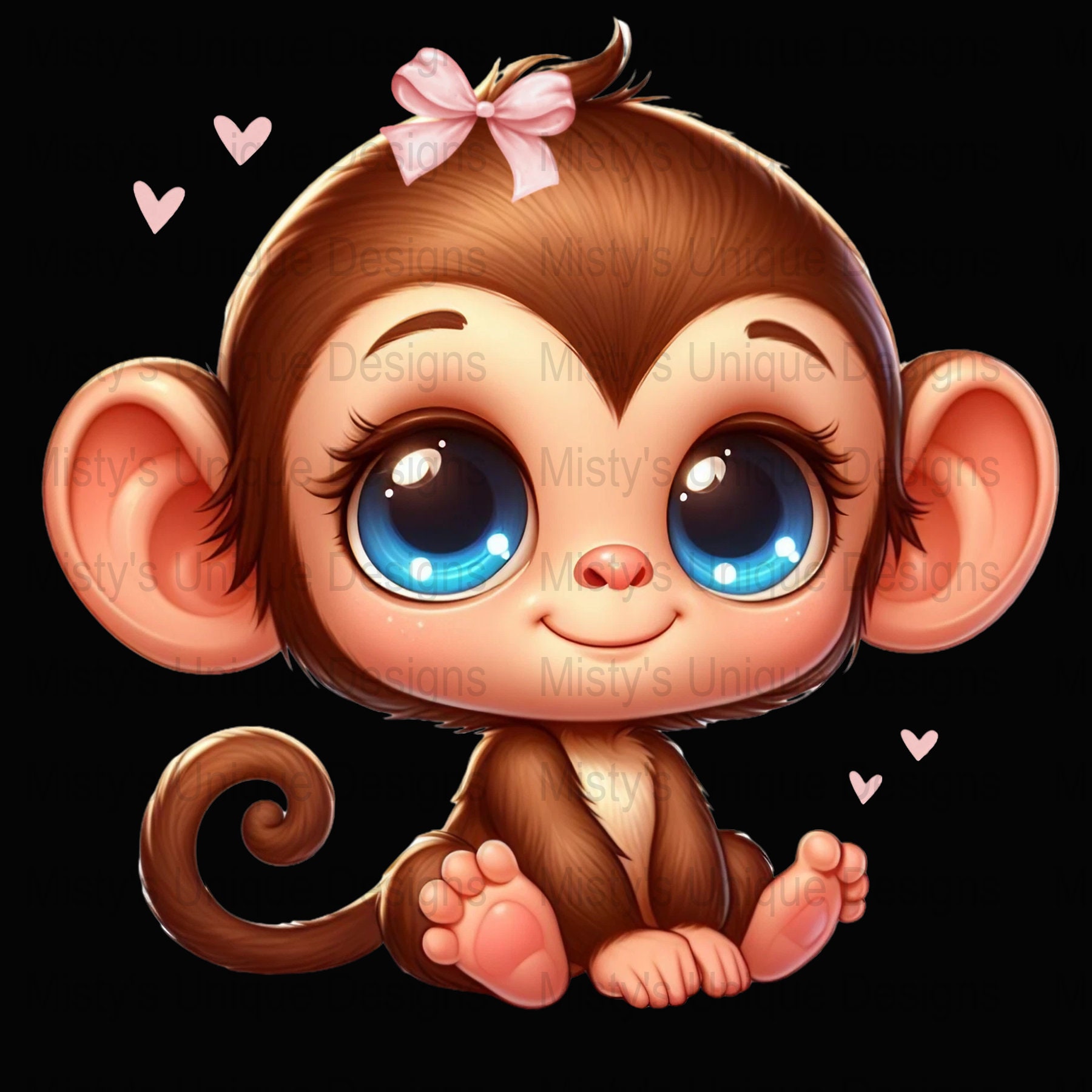 Cute Baby Monkeys To Draw
