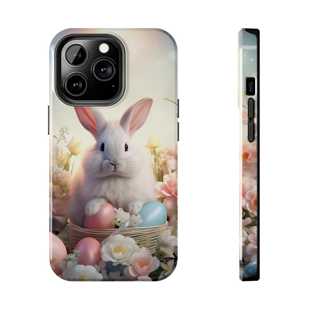 Easter Bunny Pattern Design Tough Phone Case Compatible With a - Etsy