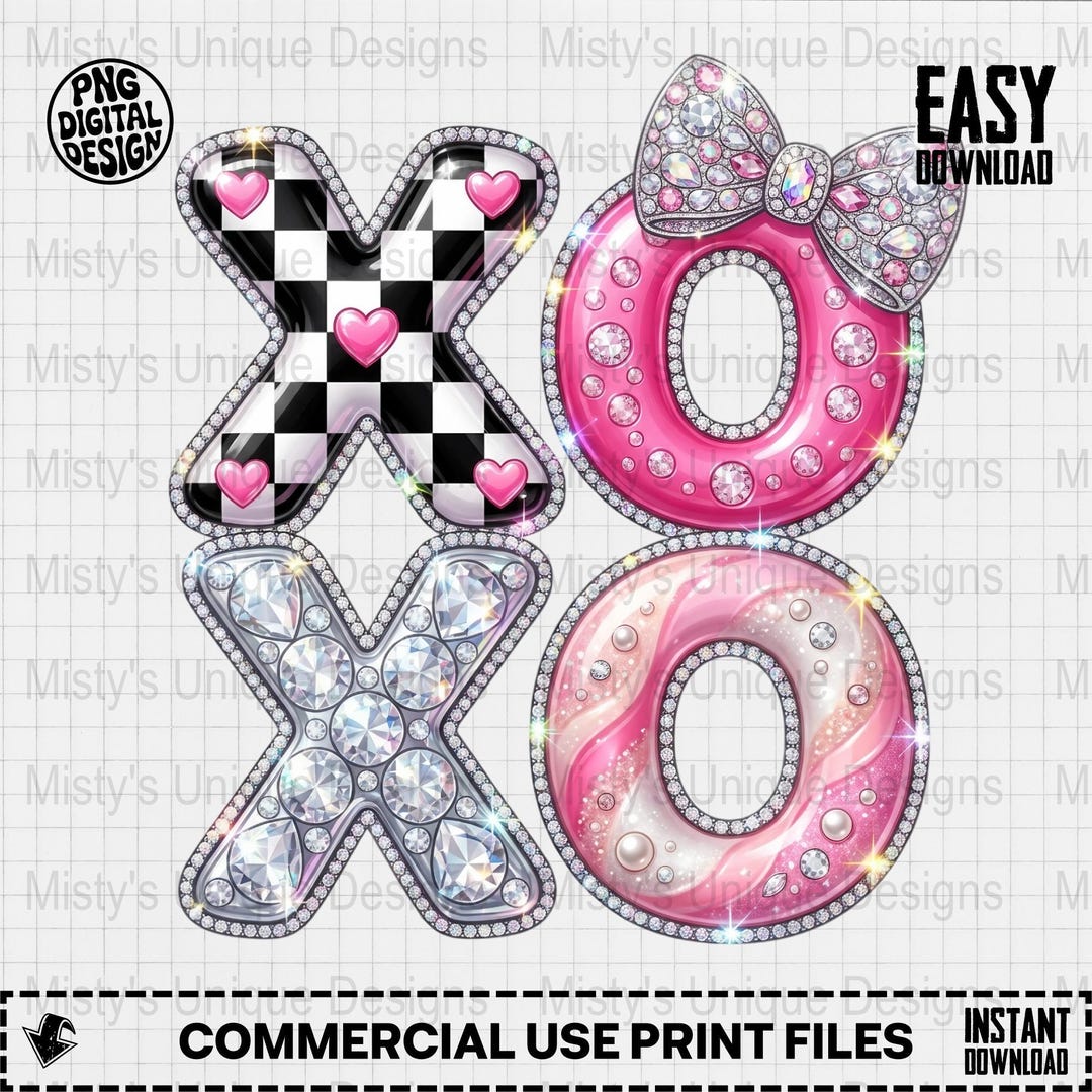 XO Digital Download Clipart PNG, Cute Letters, Valentines Day, Love ...