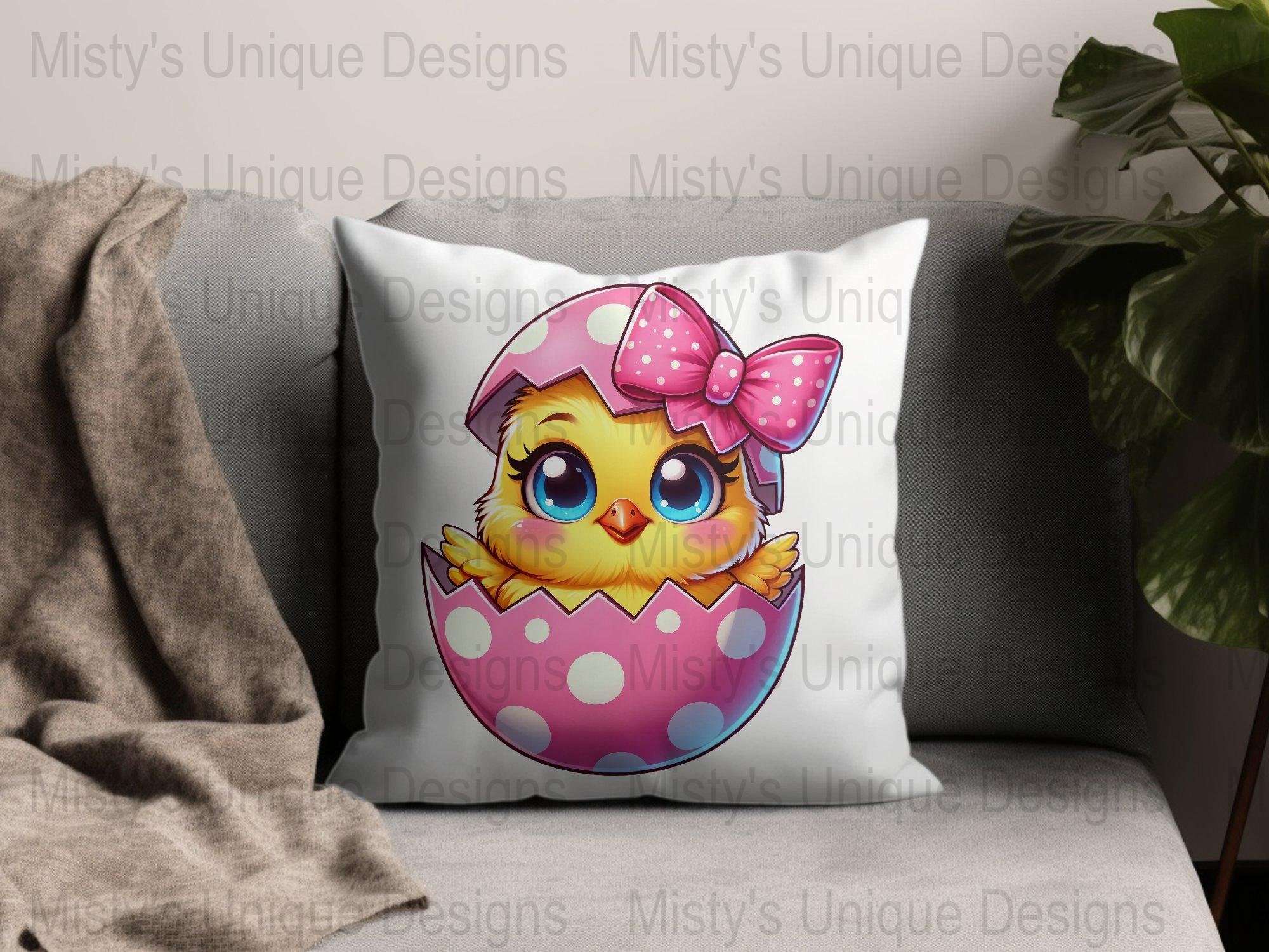 Cute Easter Chick Clipart, Digital Download, Yellow Chick in Egg PNG ...