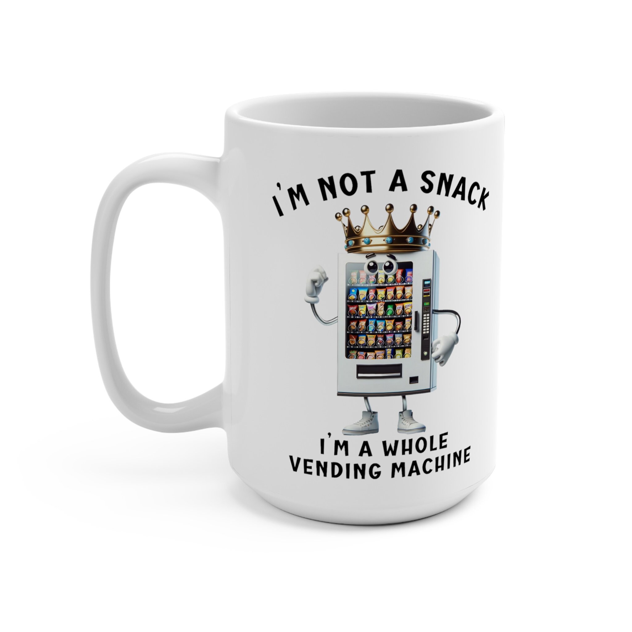 Funny Vending Machine Graphic Mug, Humorous Coffee Cup, 15oz - Etsy