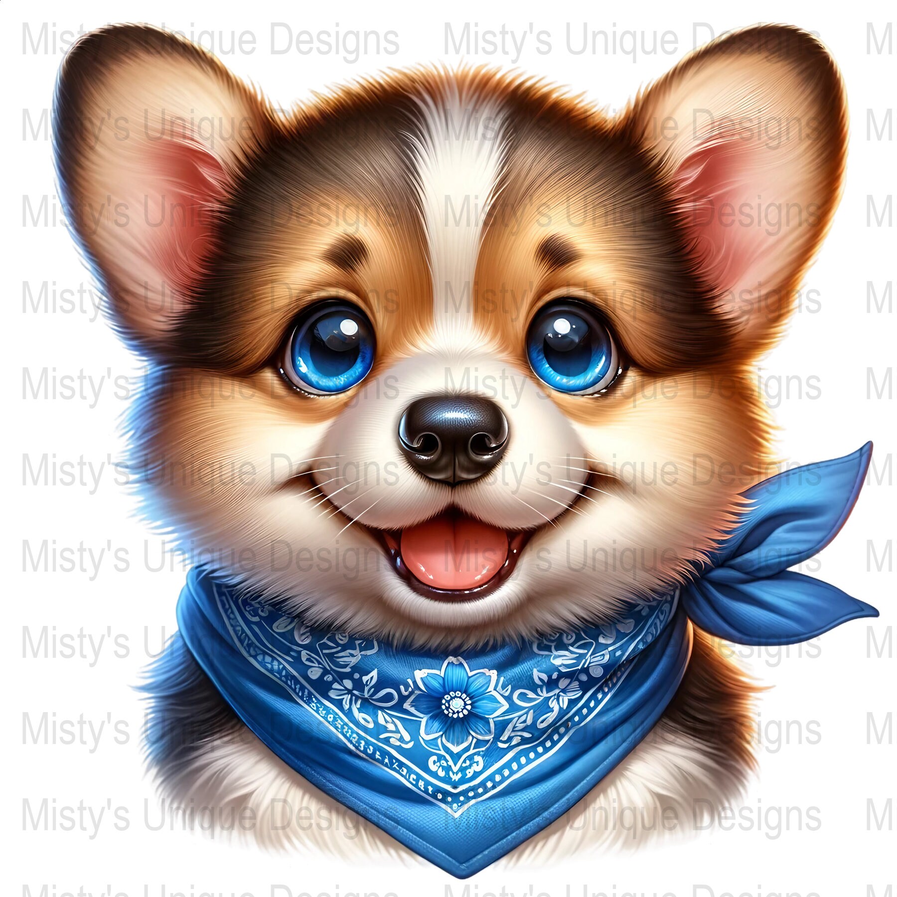 Cute Corgi Puppy Clipart, High-quality Digital Download, Dog ...