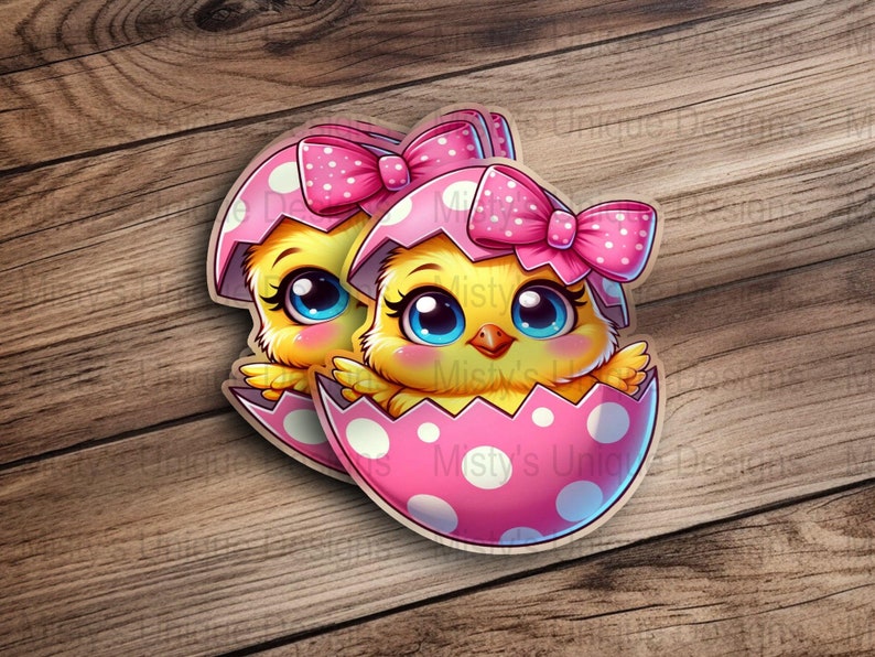 Cute Easter Chick Clipart, Digital Download, Yellow Chick in Egg PNG ...