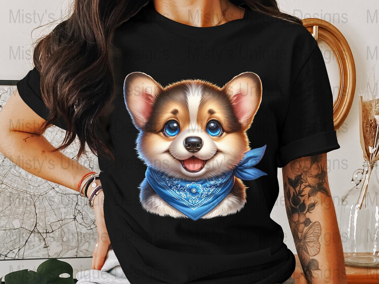 Cute Corgi Puppy Clipart, High-quality Digital Download, Dog ...
