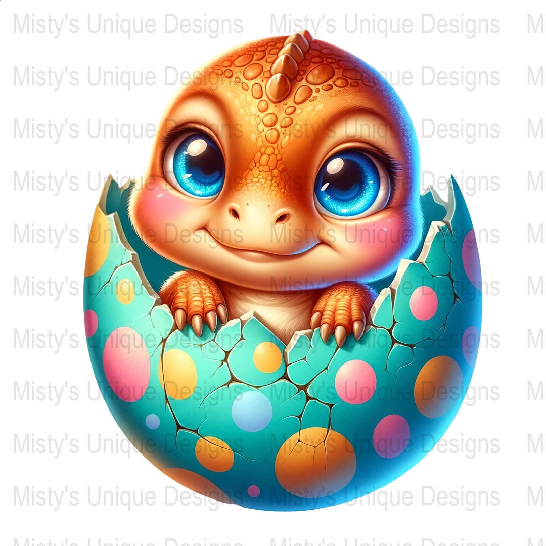 Baby Dragon Hatchling Clipart, Fantasy Nursery Art (digital Download ...
