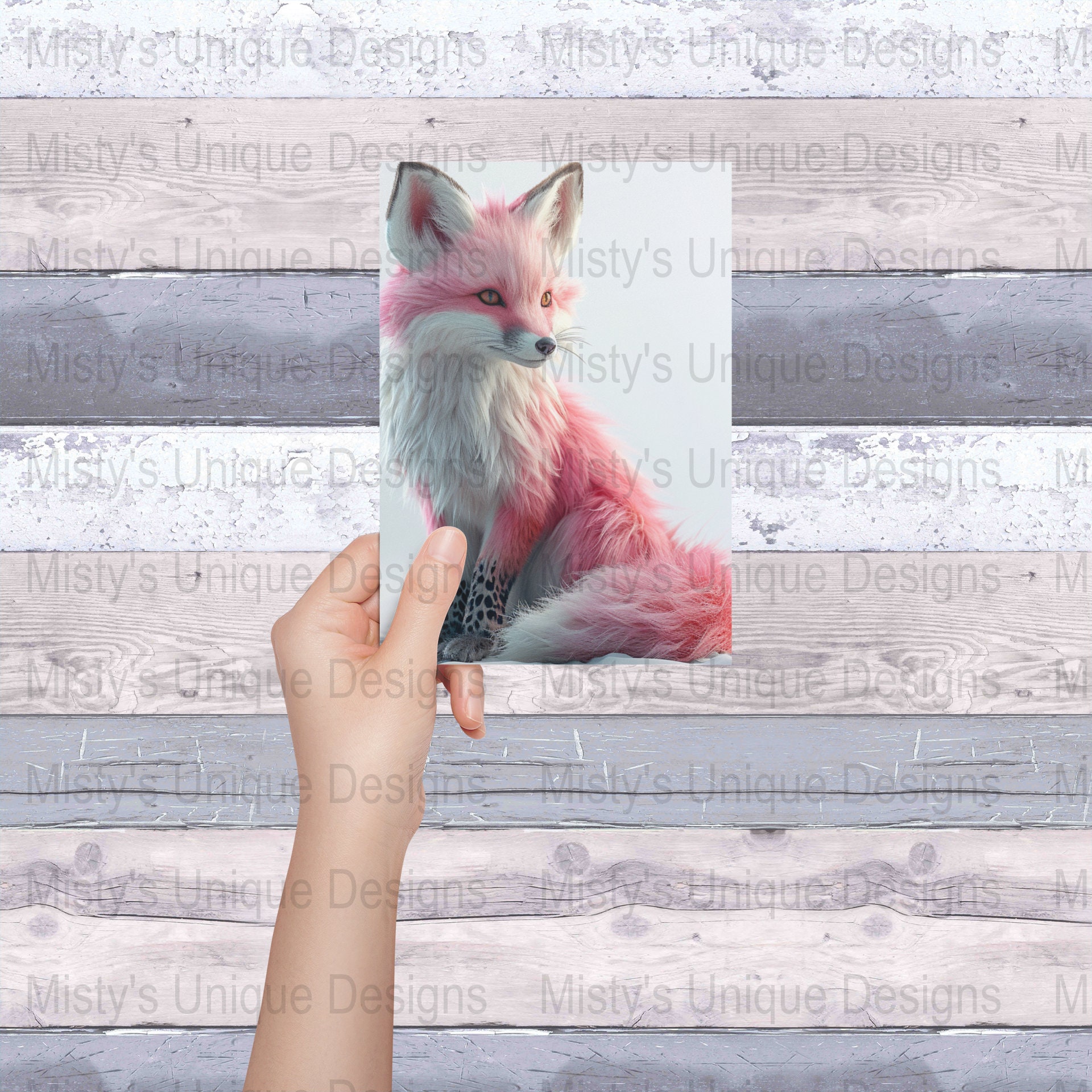 Unique Pink Fox Digital Paper PNG Digital Paper, Pink Fox Printable Paper for Scrapbooking and ...