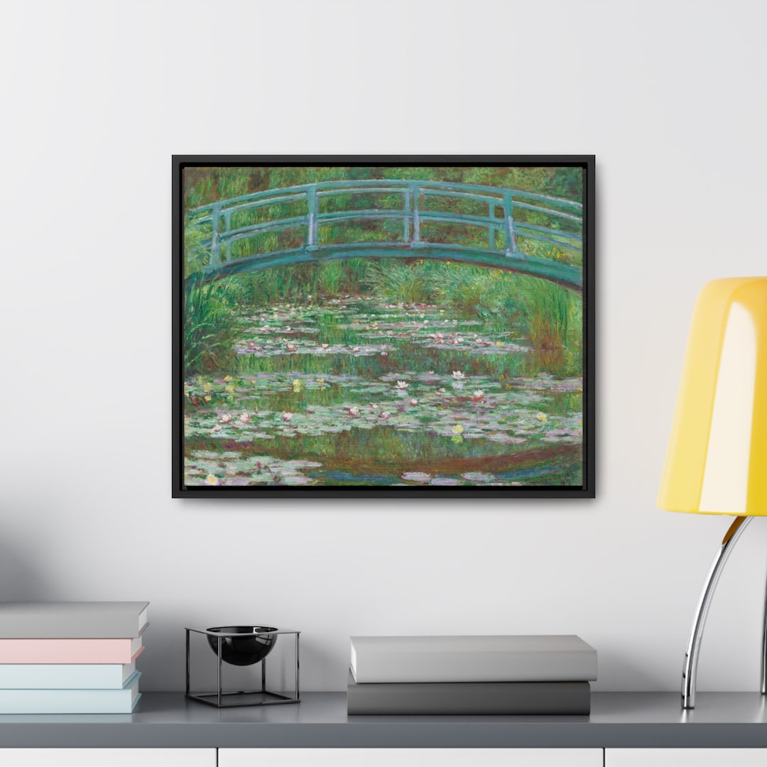 Claude Monet the Japanese Footbridge 1899 Printed Canvas - Etsy