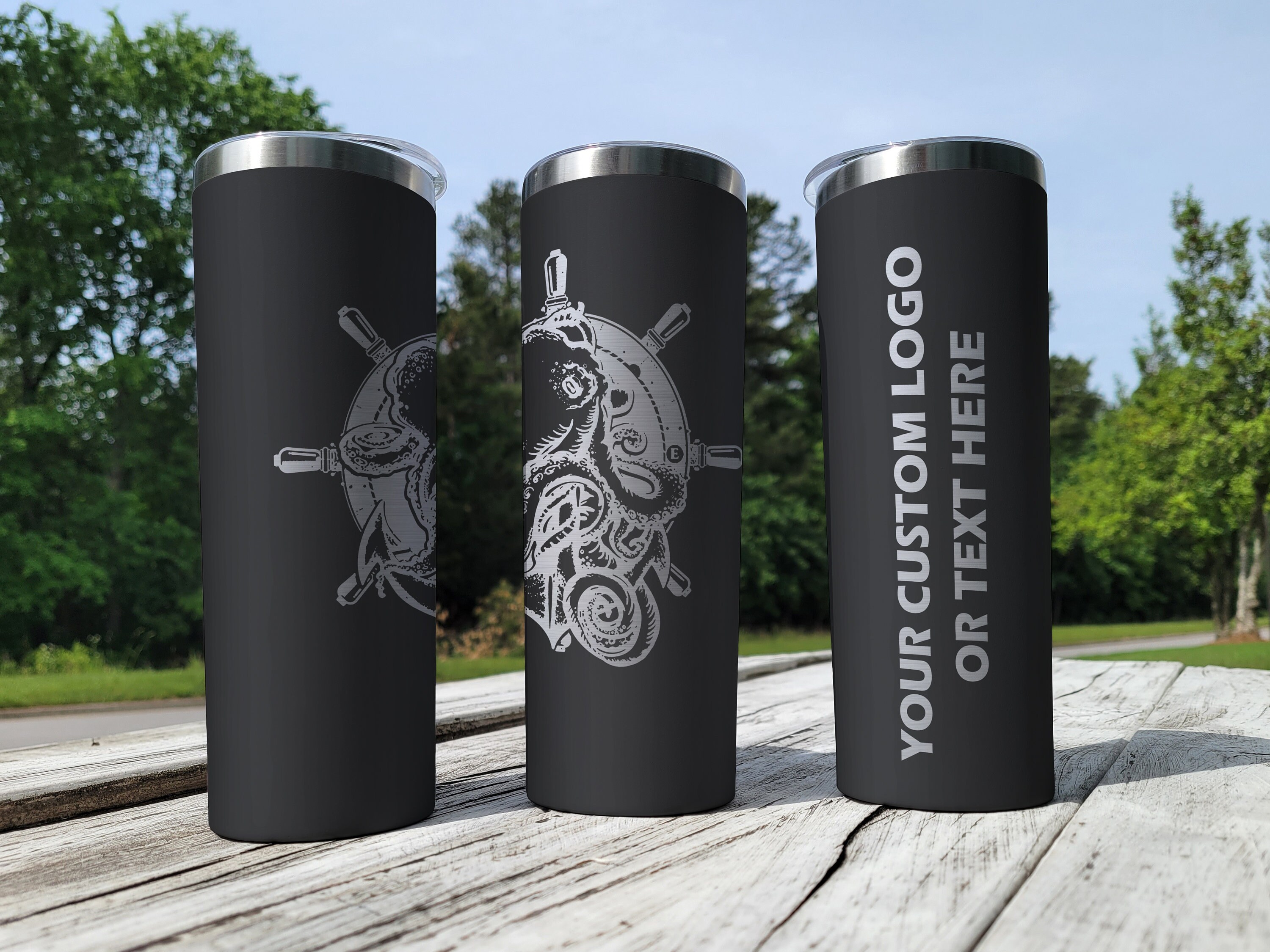 Octopus Wrapped Around Ship's Wheel Compass FREE - Etsy