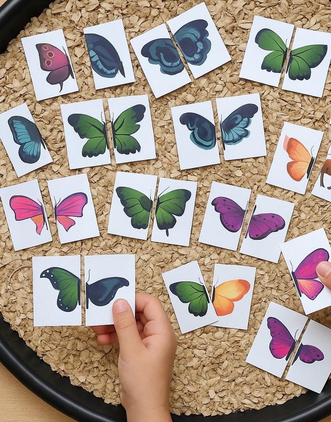 Montessori Butterfly Matching Cards | Early Learning Printable ...