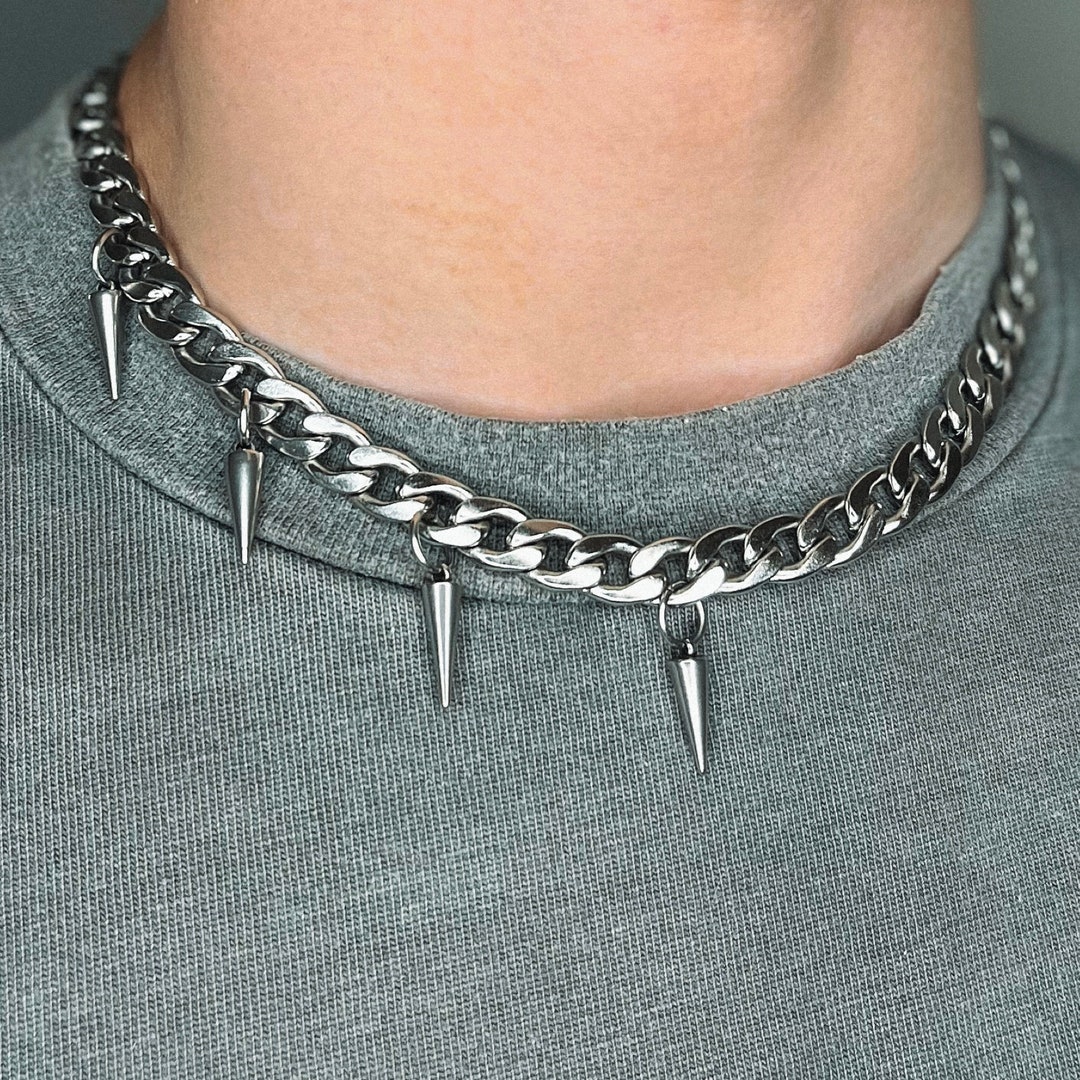 KISS - Stainless Steel Choker Chain - Etsy