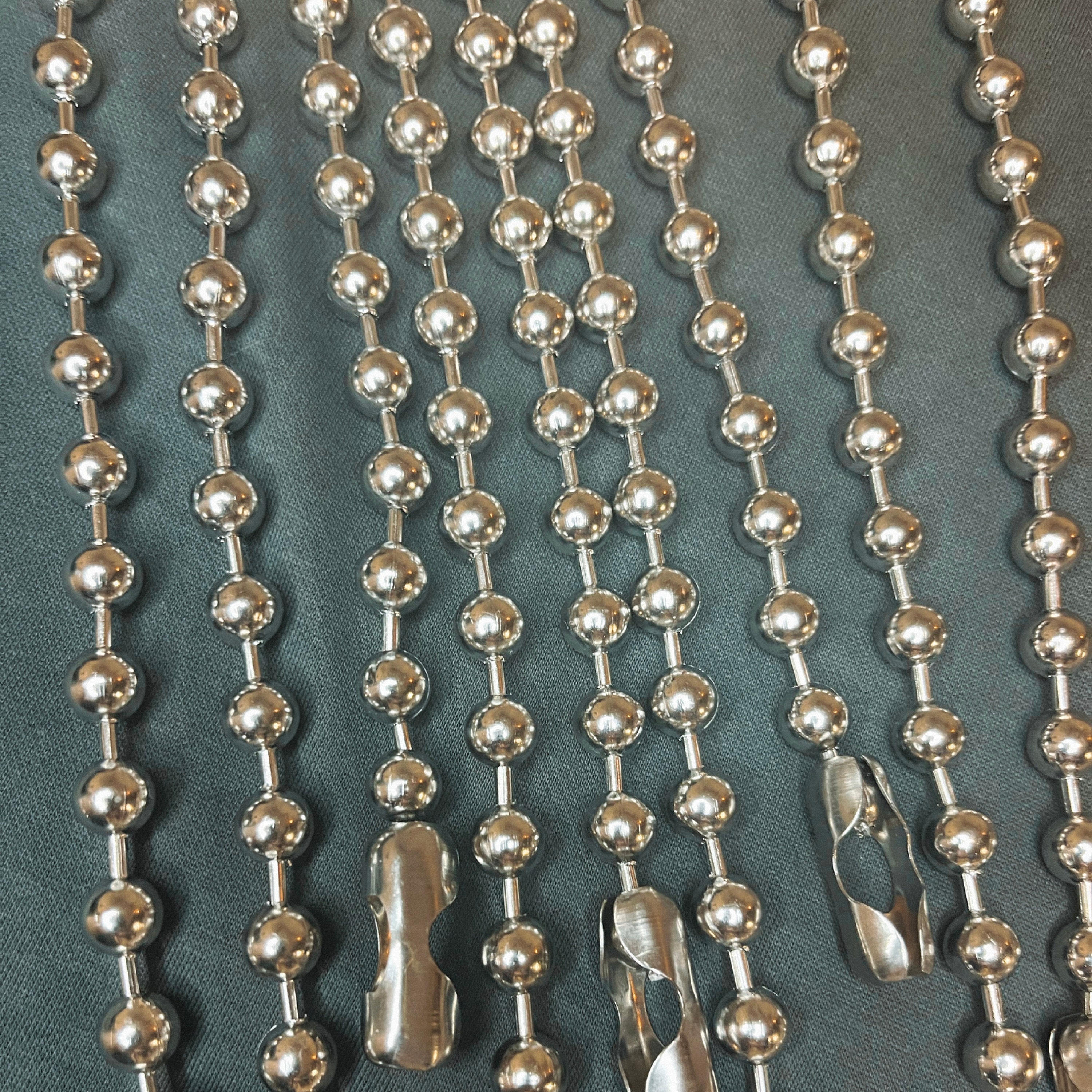 SPHERE Large Ball Chain in Stainless Steel - Etsy