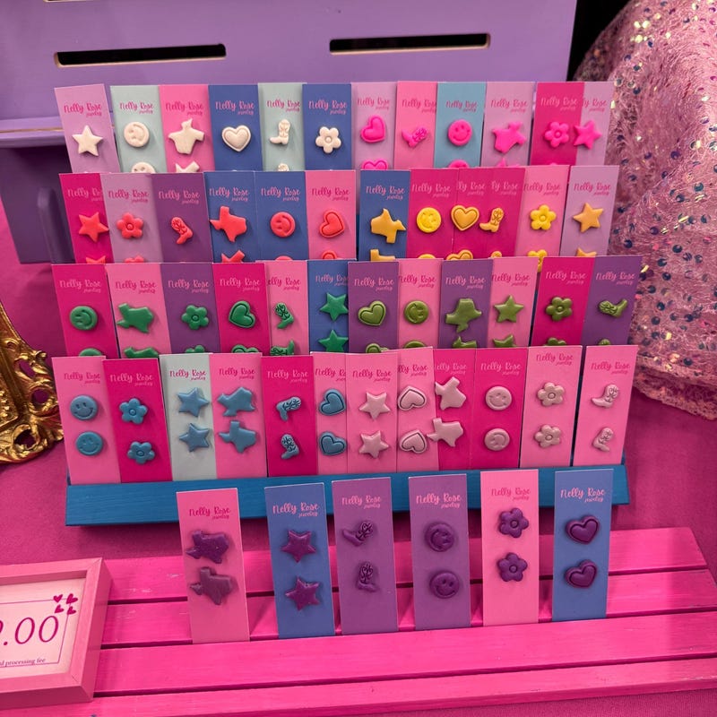 Clay Stud Earrings Men - Etsy