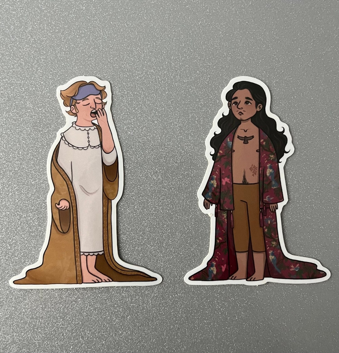 Sleepy Co-captains Stickers Ed Teach and Stede Bonnet - Etsy