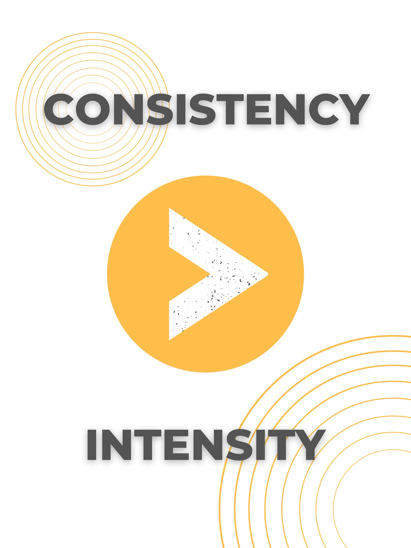 Consistency is Greater Than Intensity, Inspirational Quote, Values ...