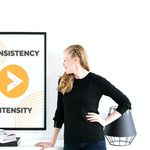Consistency is Greater Than Intensity, Inspirational Quote, Values ...