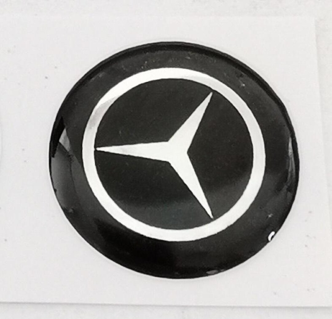 Mercedes 3D GEL Car Key Replacement Emblems (set of 2) Various Designs ...