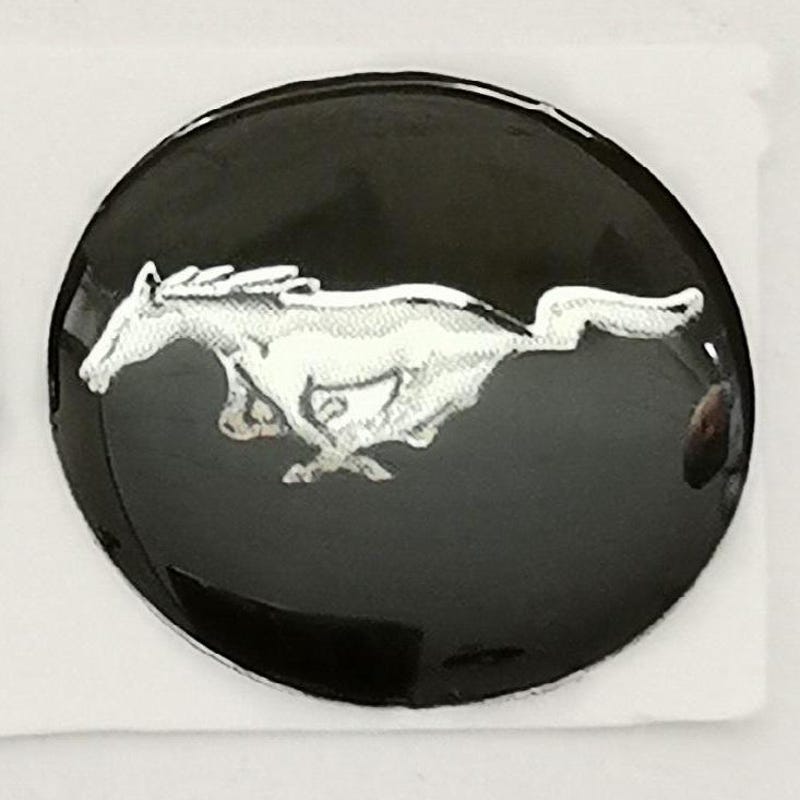 Round Mustang Sticker - Etsy