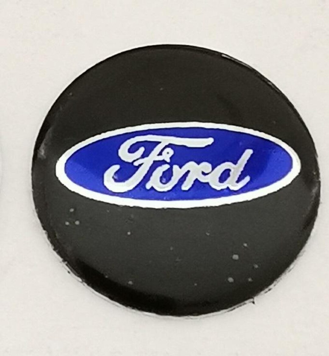 Ford BLACK BLUE Car Key Replacement Emblems set of 2 Various Designs ...