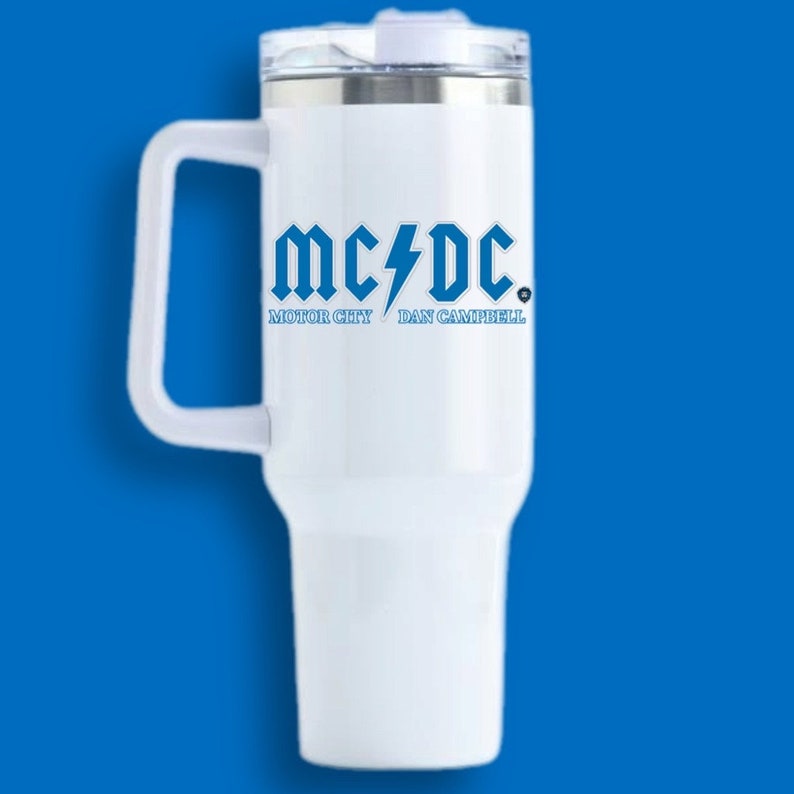 40oz MC/DC Motor City / Dan Campbell Double Insulated Tumbler - Etsy