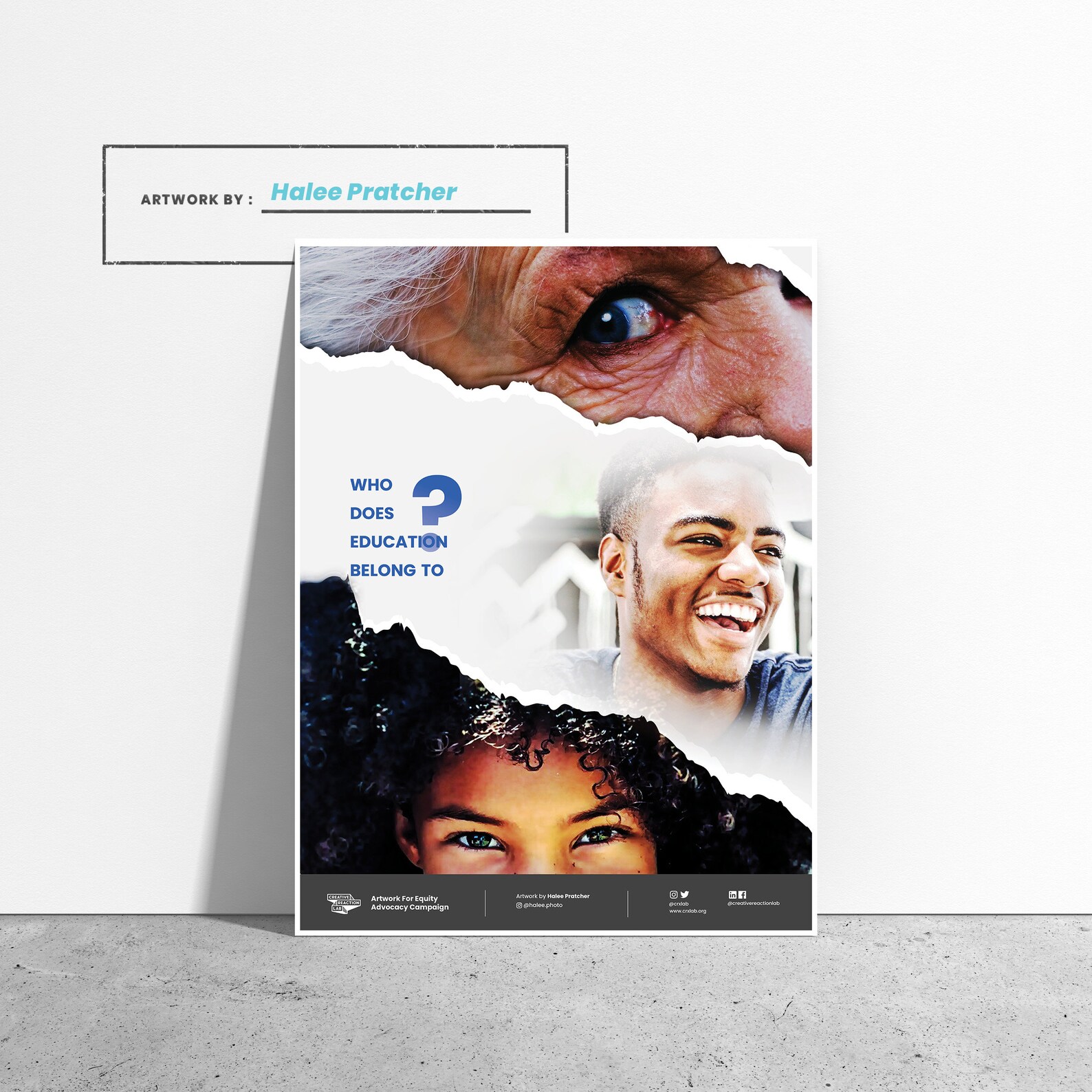 Who Does Education Belong To artist: Halee Pratcher Poster - Etsy