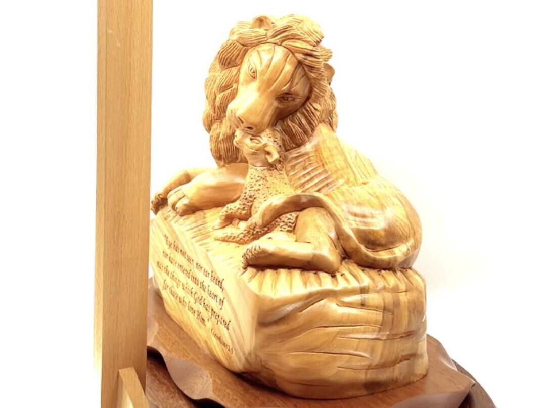 Corinthians Verse Engraved Lion 14 Carved Bible Passage - Etsy