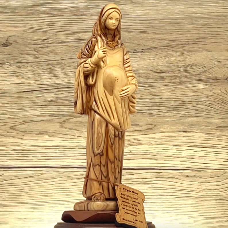 Our Lady of Hope, Virgin Mary Pregnant Statue 11.8", Dulce Espera ...