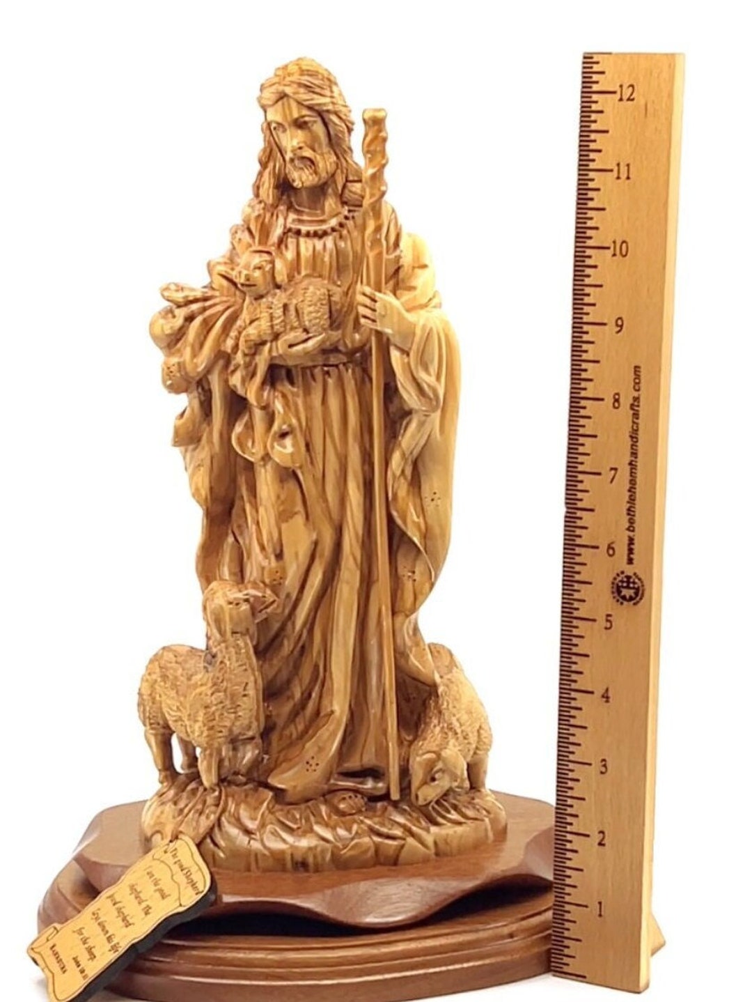 Jesus, Good Shepherd Statue, Image of Christ, Christian Nursery Decor ...