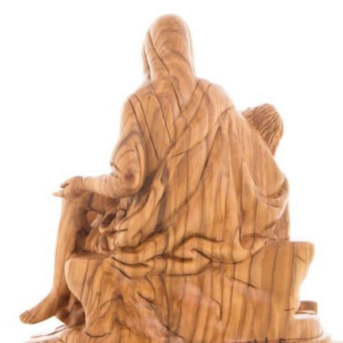 La Pieta Michelangelo, Carved Virgin Mary Holding Christ, Medium Size ...