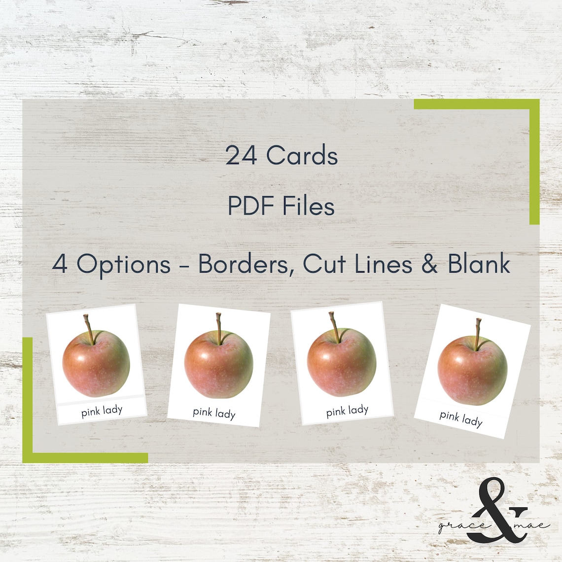Types of Apples 3 Part Cards for Fall - Real World Pictures ...