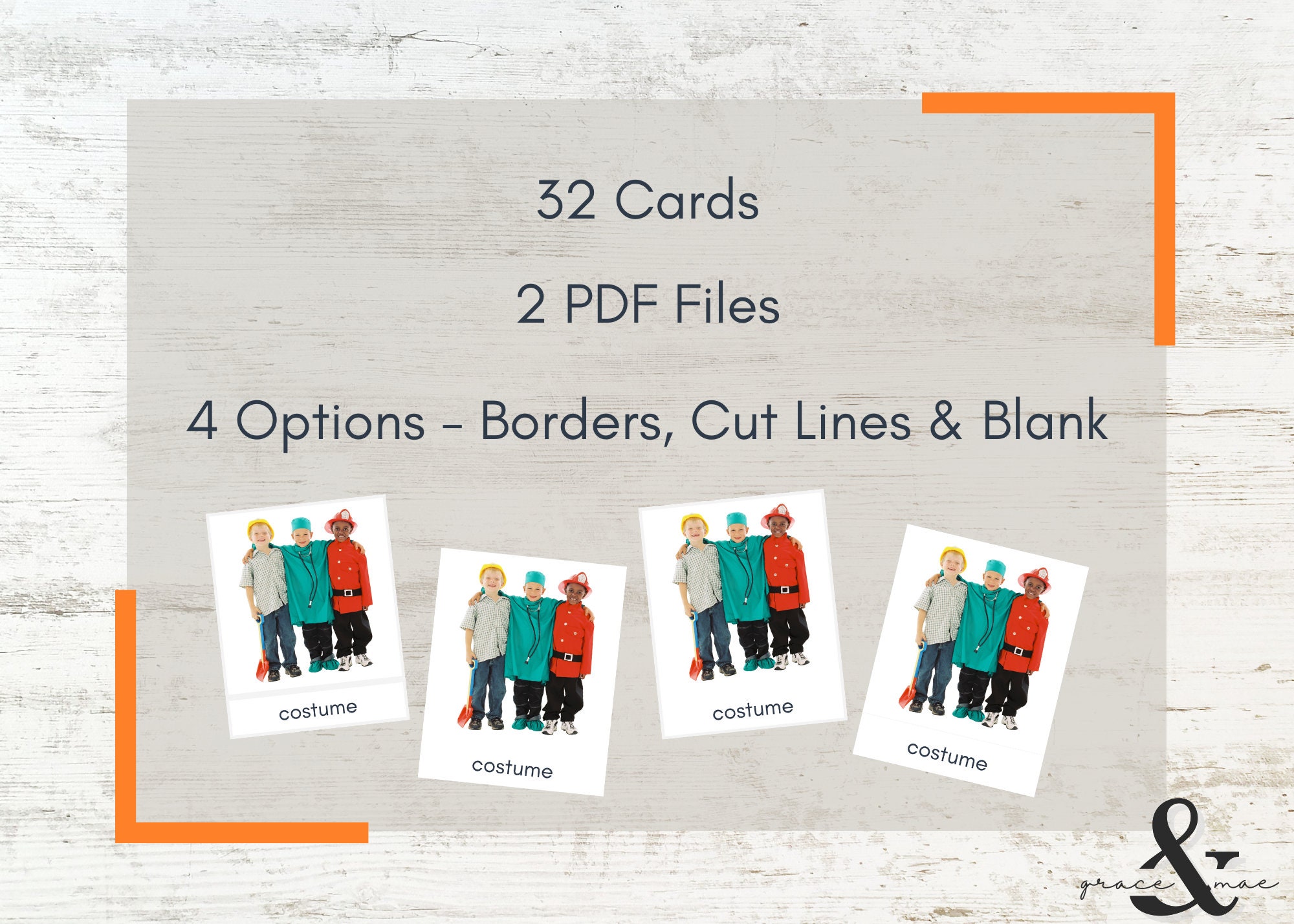 Halloween 3 Part Cards - Real World Pictures - Montessori Cards ...