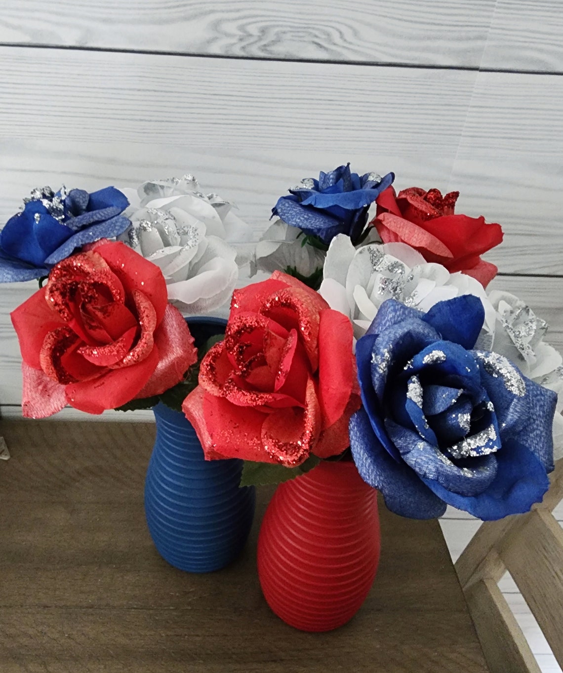 Liberty Vibes | Patriotic Home Decor Vase | USA Independence Theme ...
