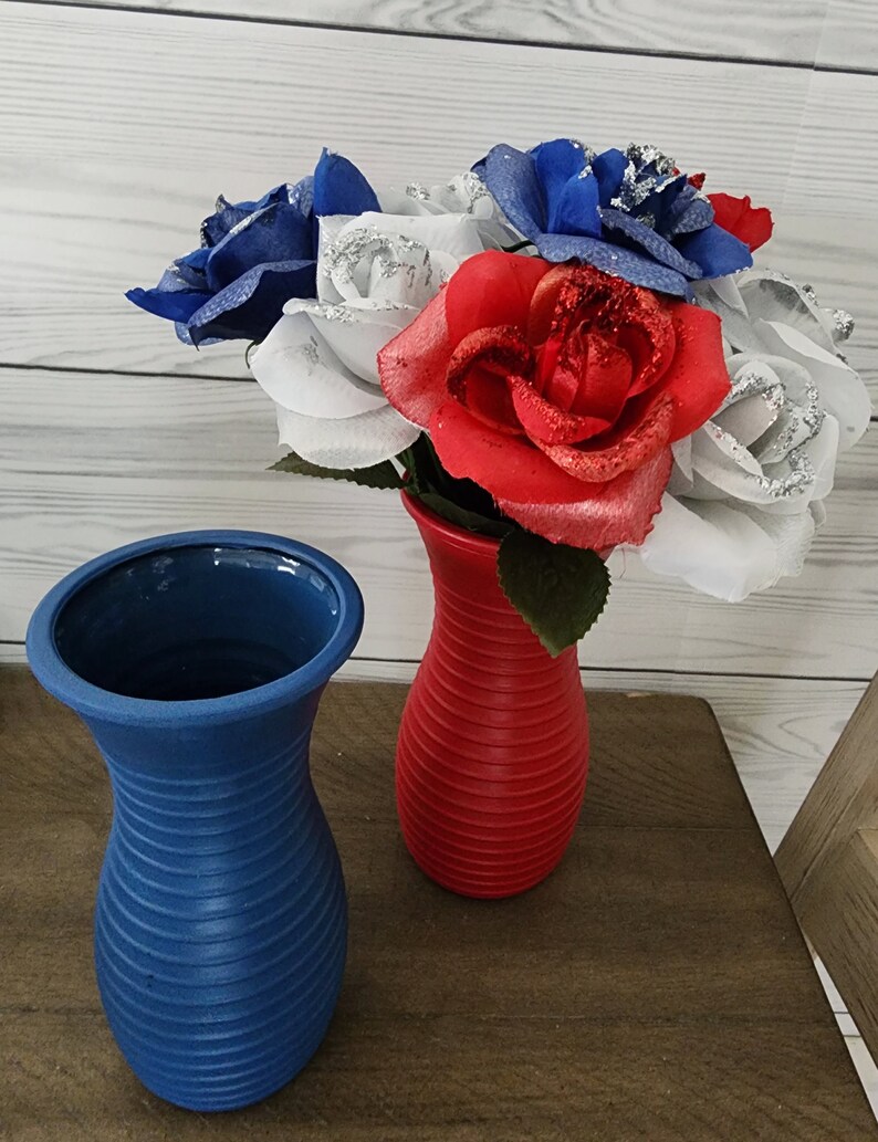 Liberty Vibes | Patriotic Home Decor Vase | USA Independence Theme ...