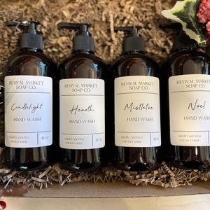 Christmas Liquid Hand Wash. Holiday Hand Soap. Winter Hand Soap. Plant ...